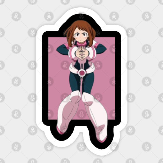 Boku No Hero Academia Ochako Uraraka Anime Sticker Teepublic